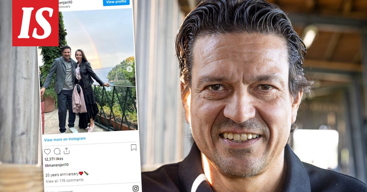 Jari Litmanen julkaisi harvinaisen yhteiskuvan vaimonsa Ly Jürgensonin ...