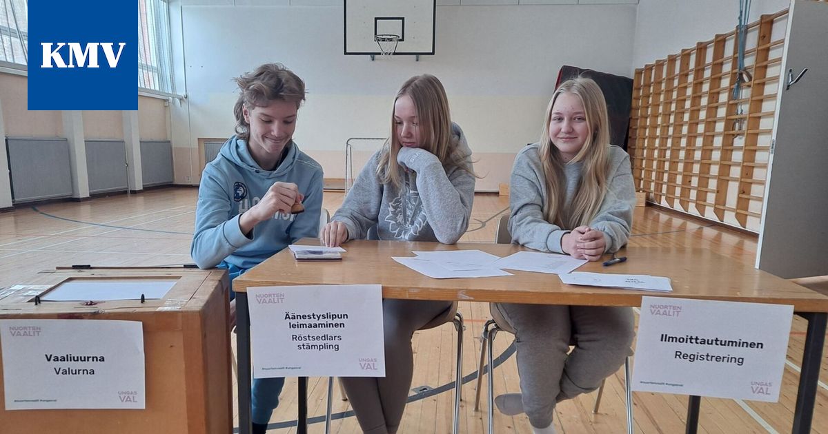 Nuorisovaalit pidettiin Mänttä-Vilppulan kouluissa - KMV-lehti