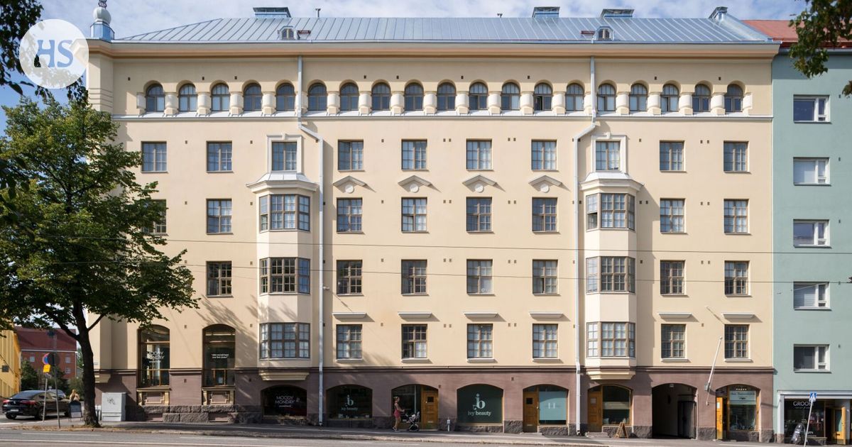 1920-luvun kerrostalon julkisivu mullistui Helsingissä – Kuvat ...