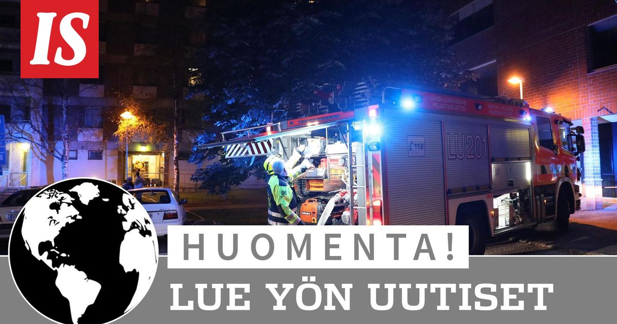 Yön uutiset: Espoolaisasunnossa syttyi tulipalo, Obama varoitteli USA:n asukkaita hirmumyrskystä ...