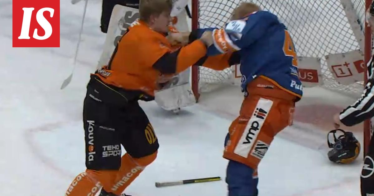 Tapparan Otto Rauhala ja KooKoon Martin Berger tappelivat - Ilta-Sanomat