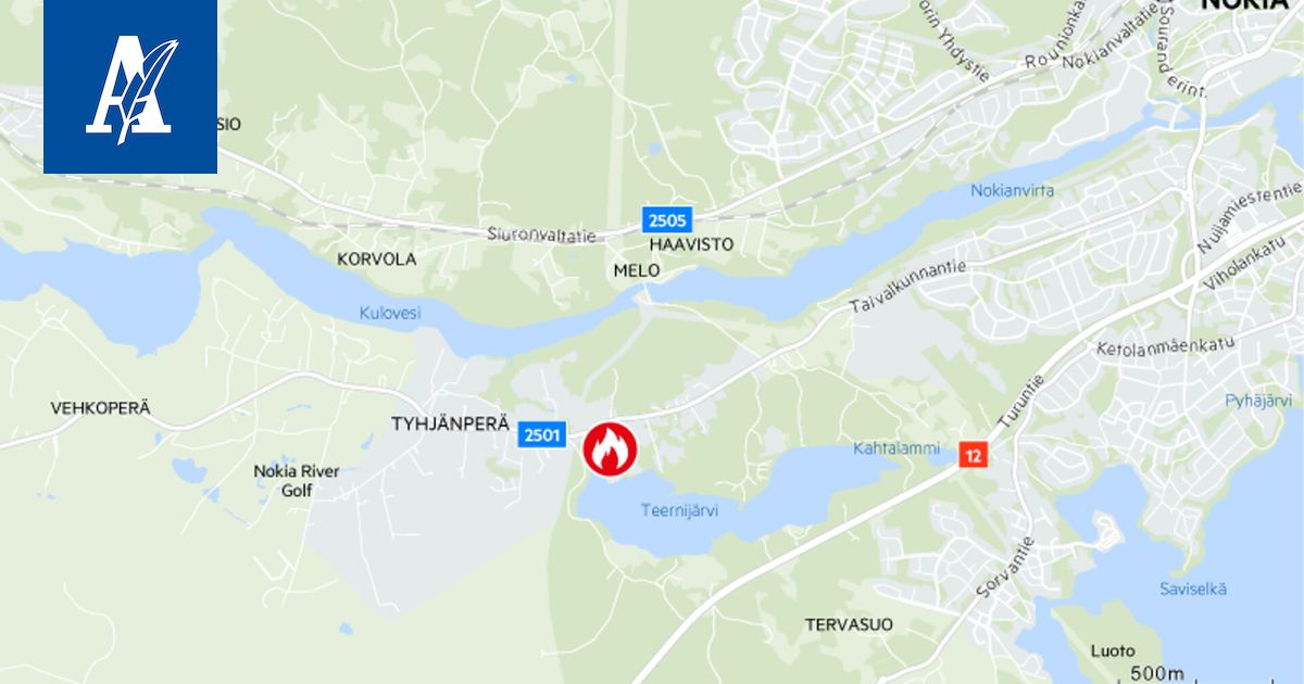 Akkulatauksessa ollut auto syttyi Nokialla, palomestarin mukaan ...