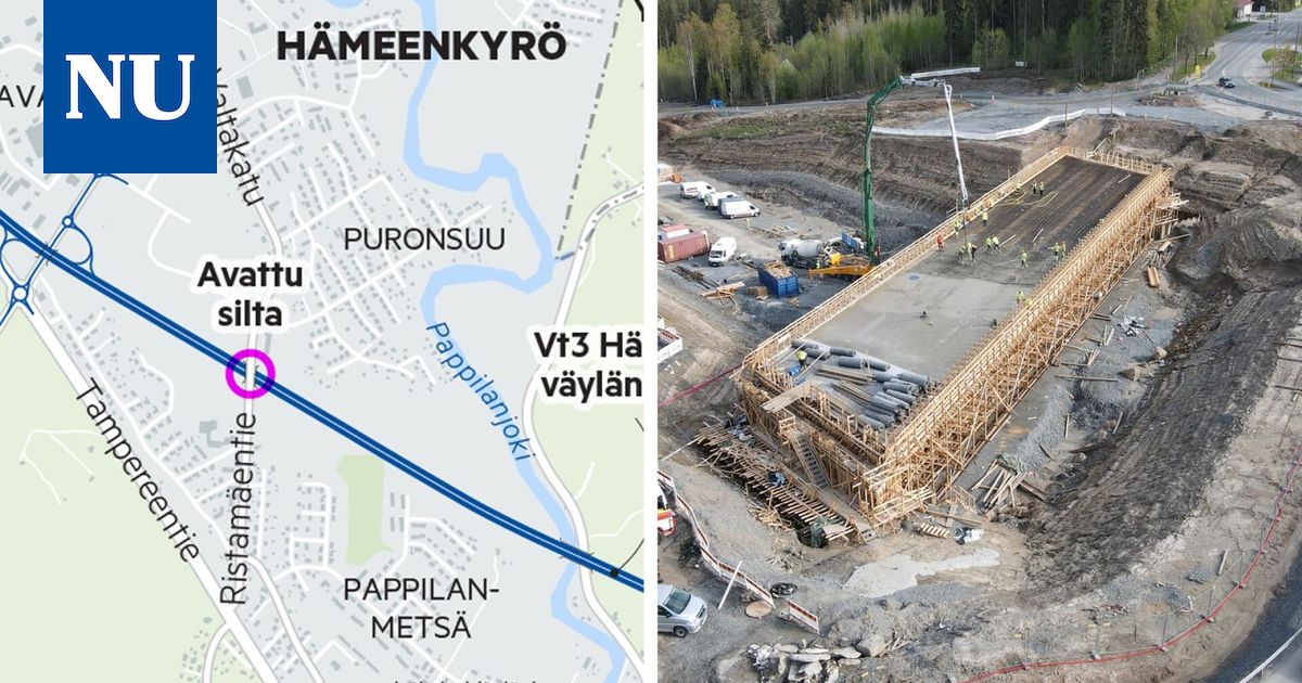 Ristamäentien uusi silta on avattu Hämeenkyrössä - Nokian Uutiset