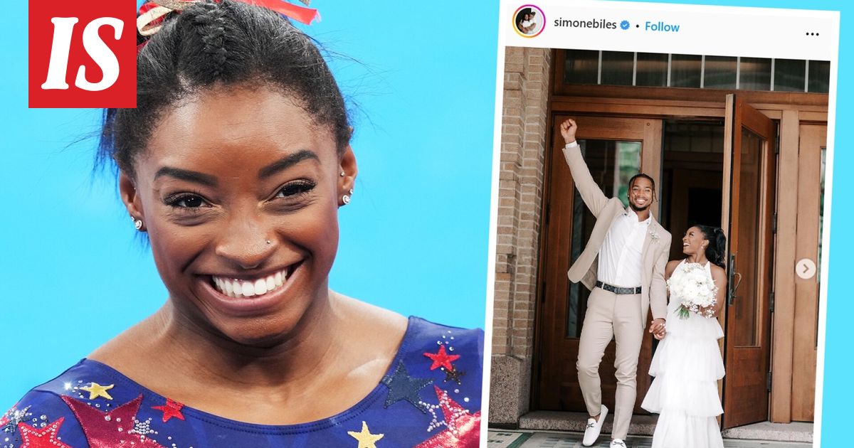 Simone Biles meni naimisiin - Ilta-Sanomat