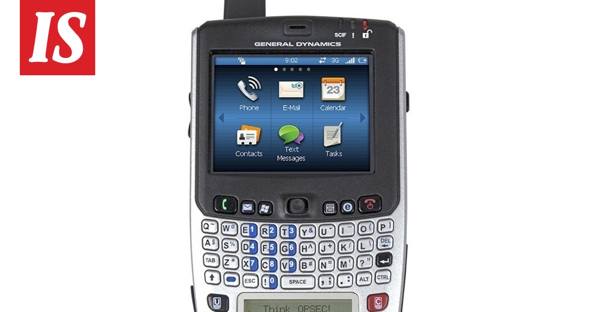 Hillary Clintonille oli tarjolla vanha pda-laite 1990-luvun tekniikalla ...