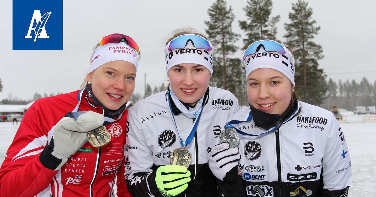 Vasta vuoden hiihtoa harrastanut Tampereen Pyrinnön Amanda Saari ...