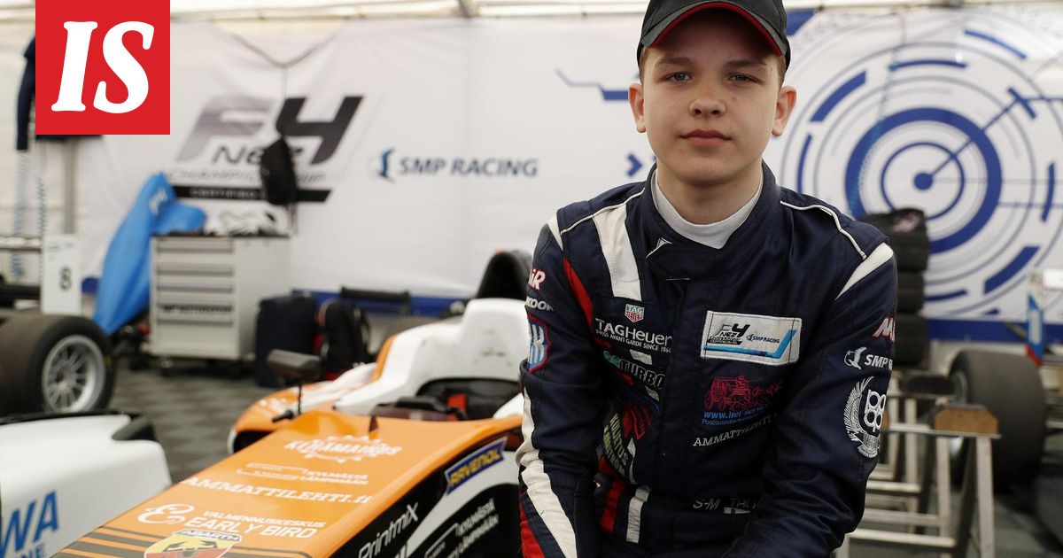 Sami-Matti, 15, kiitää kohti F1-kilpailuja poikkeuksellista reittiä ...