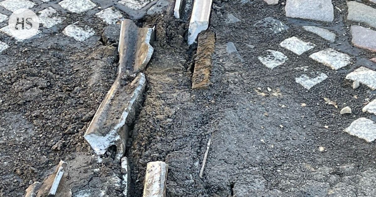 Raitiovaunuliikenne Katajanokalle katkesi: Kiskoissa on halkeama | HS.fi