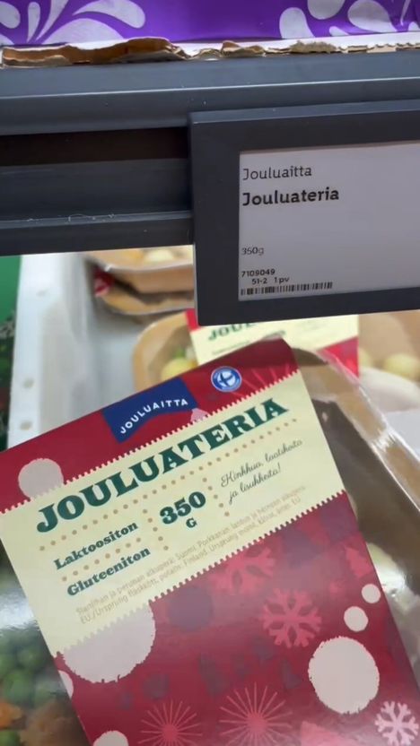Atria ja Lidl markkinoivat yhden hengen jouluateriaa mikrorasiassa ...