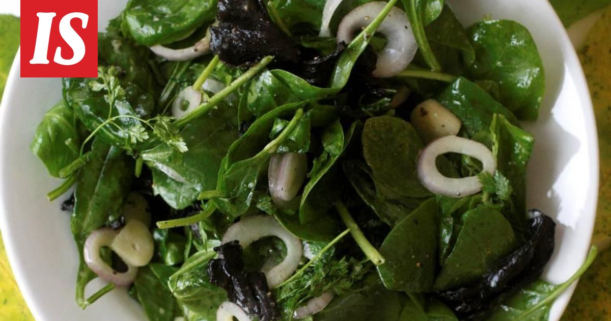 Mustatorvisieni-pinaattisalaatti - Ilta-Sanomat
