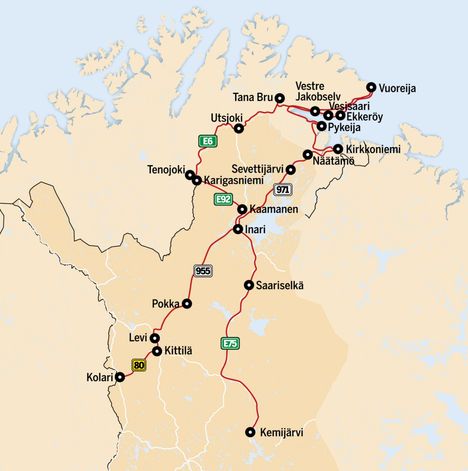 Matka Norjaan Utsjoen kautta käy kätevästi - Ilta-Sanomat