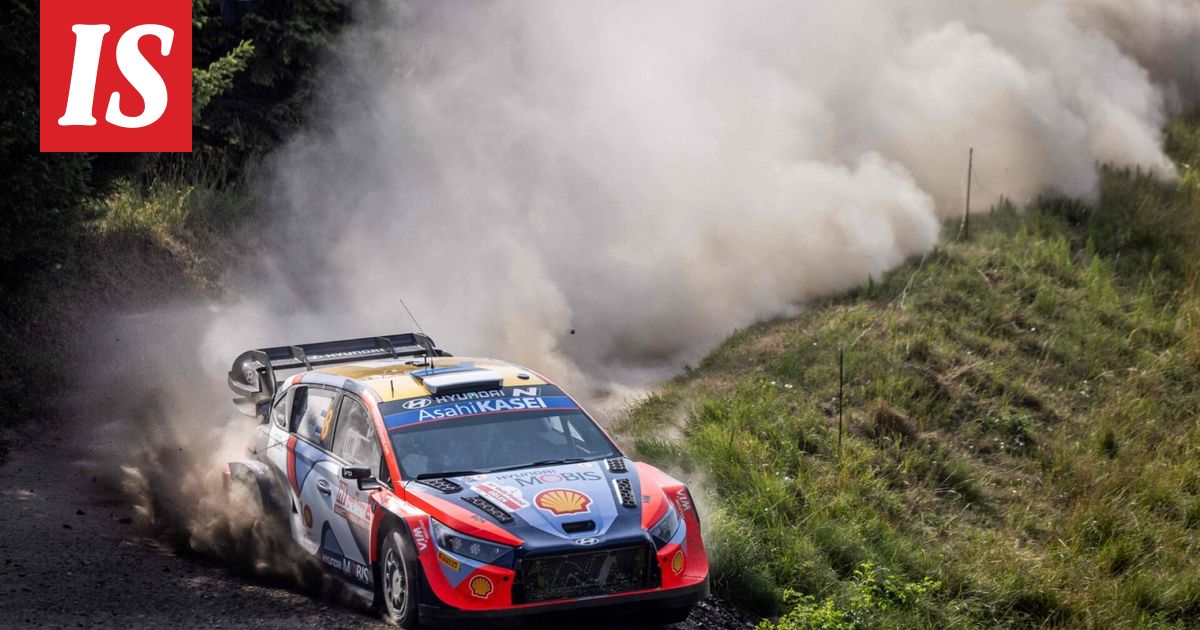 Jyväskylän MM-ralli: Hyundain ralliauto veti hurjaa ylinopeutta ...