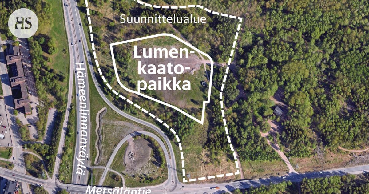 Helsinki kaavoittaa lumenkaatopaikan Keskuspuistoon Maunulaan lähelle ...