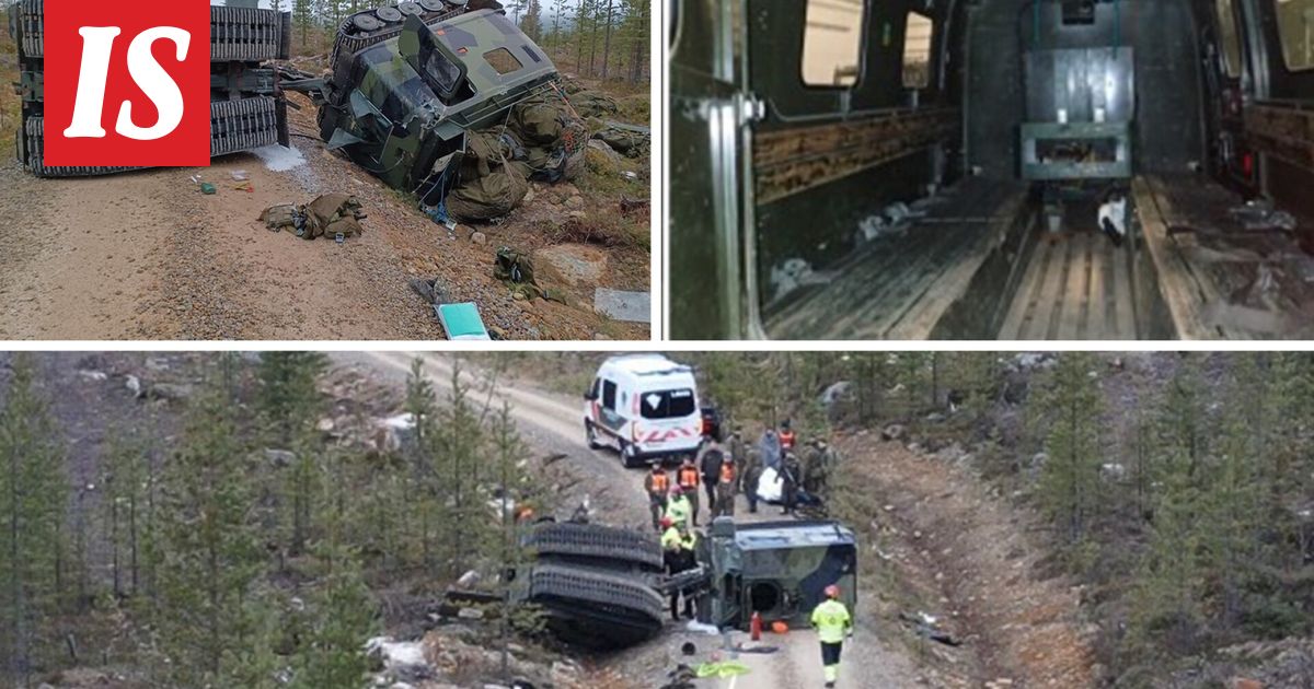 23 varusmiestä loukkaantui, kun telakuorma-auto kaatui ...