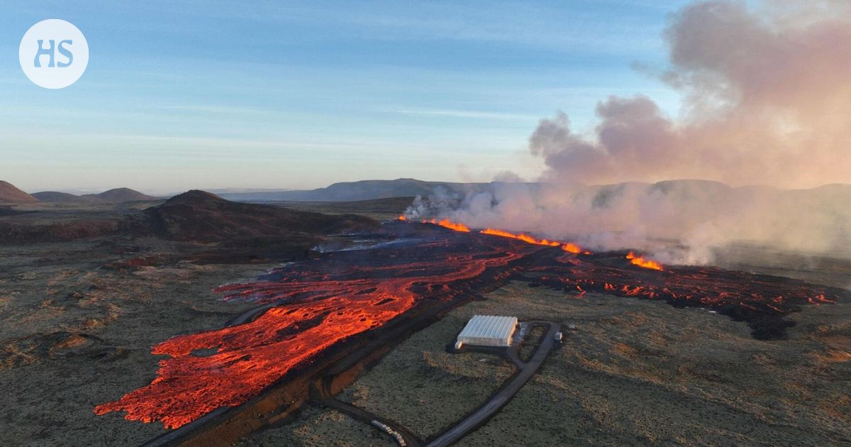 Tulivuori purkautuu Islannissa: laava saavutti rannikkokaupungin ja ...