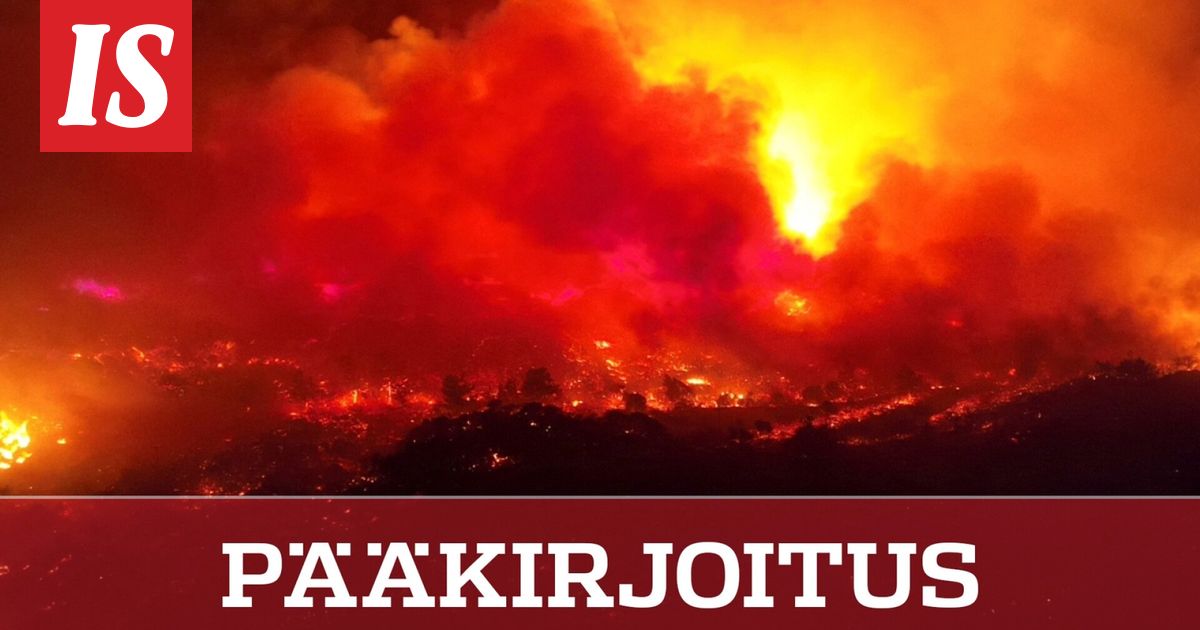 Pääkirjoitus: Etelä-Euroopan helteet ovat selvä merkki ...