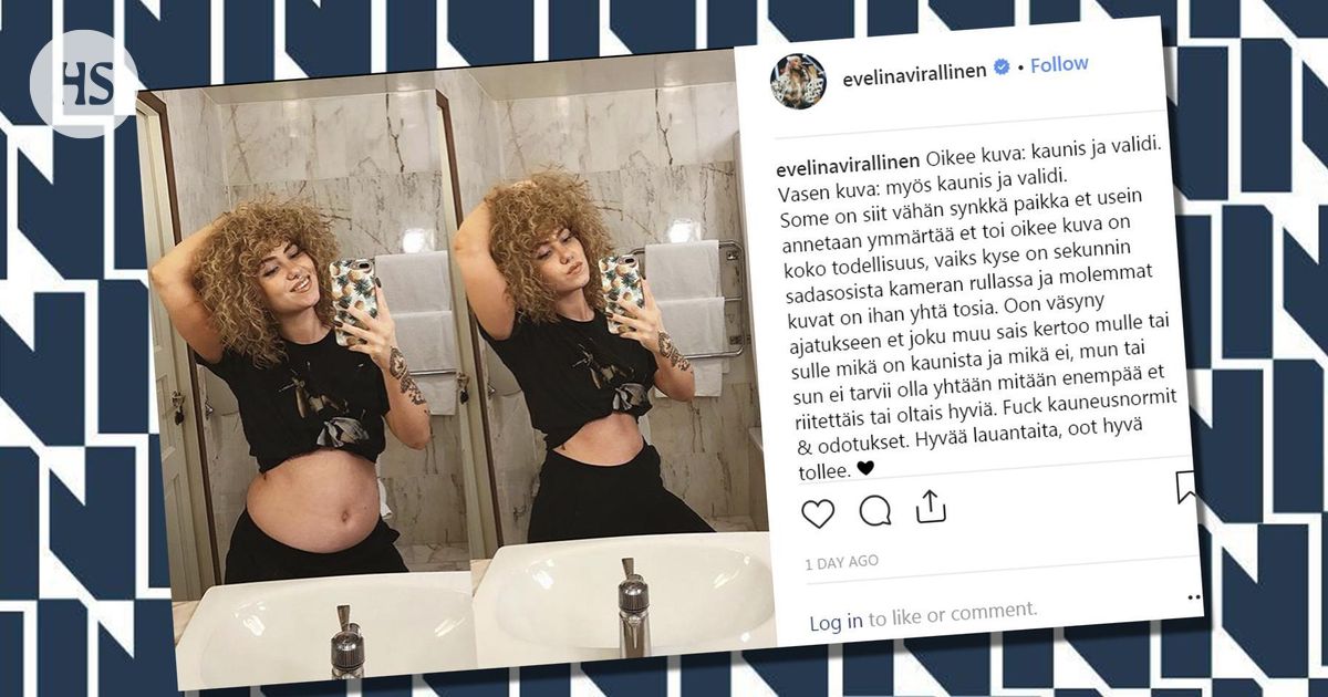 Poptähti Evelina julkaisi Instagramissa kehopositiivisuutta hehkuttavan ...