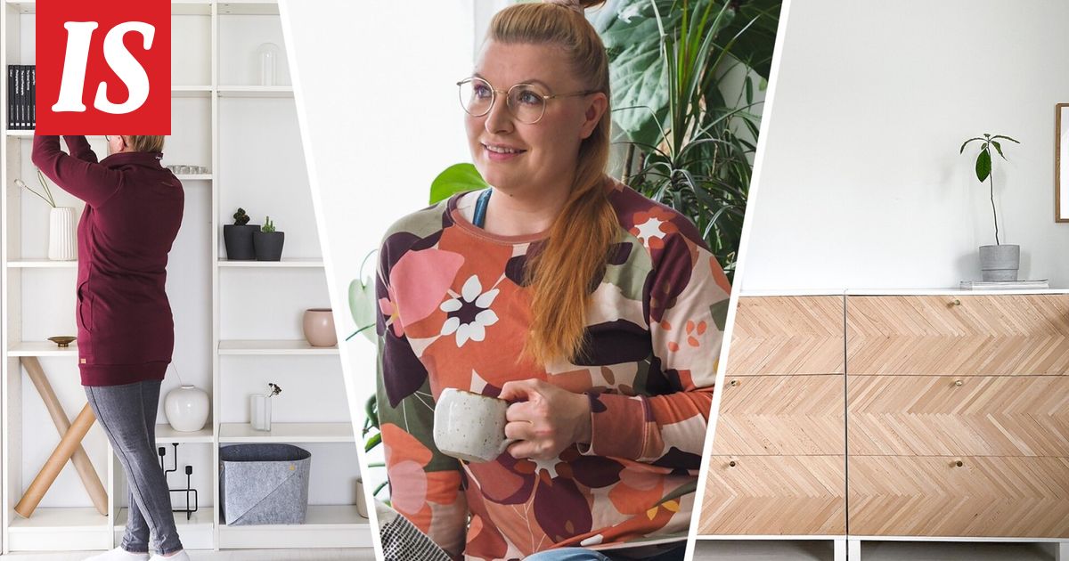 Maria Korhonen tuunaa ja tekee itse kalusteita – katso kuvat - Ilta-Sanomat