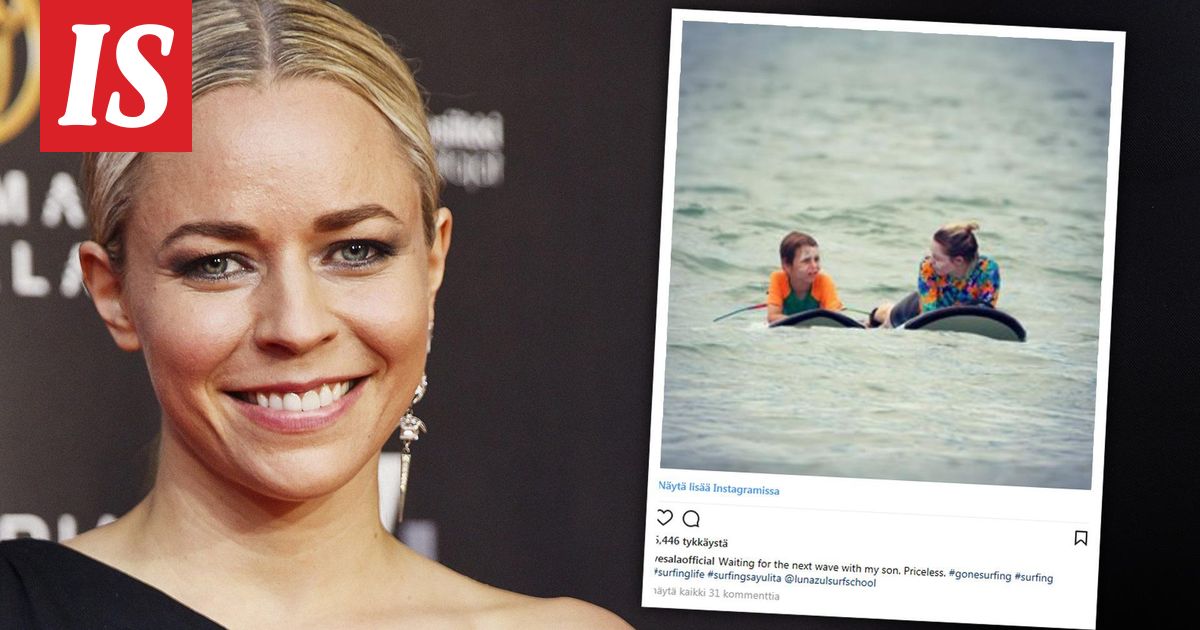Paula Vesala julkaisi yhteiskuvan Julius-poikansa kanssa – surffiloma ...