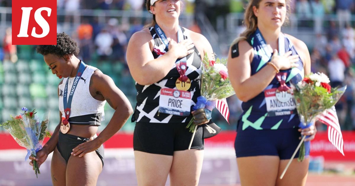 Gwen Berry teki huomiota herättävän protestin palkintopallilla - Ilta ...