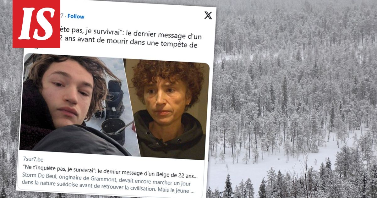 Storm de Beul, 22, kuoli lumimyrskyssä Ruotsin Lapissa – äiti kertoi ...