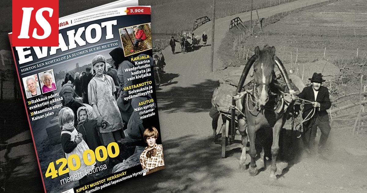 Ilta-Sanomien uusi erikoislehti Evakot kertoo siirtoväen tarinat - Ilta-Sanomat