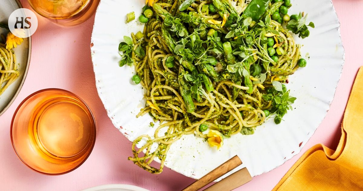Green goddess -pasta | HS.fi