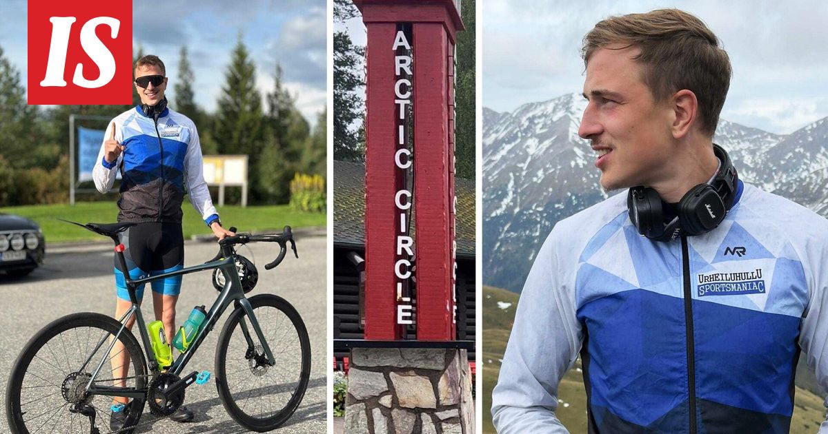 Topias Kontio pyöräilee Rovaniemeltä Egyptiin ja juoksee takaisin ...