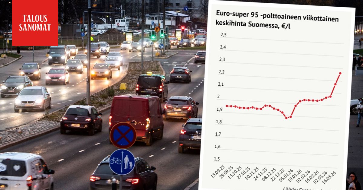 Bensan hinta kiitää nyt – yksi kuva kertoo - Ilta-Sanomat