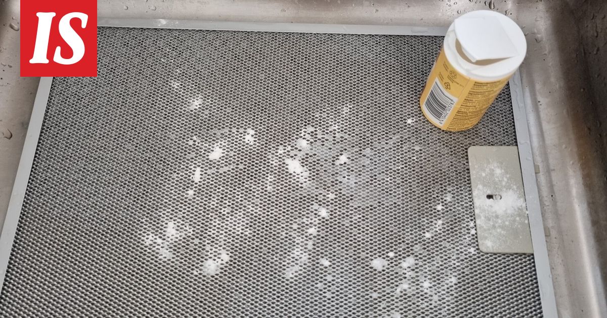 Näin putsaat rasvasuodattimen ruokasoodalla ja tiskiaineella - Ilta-Sanomat