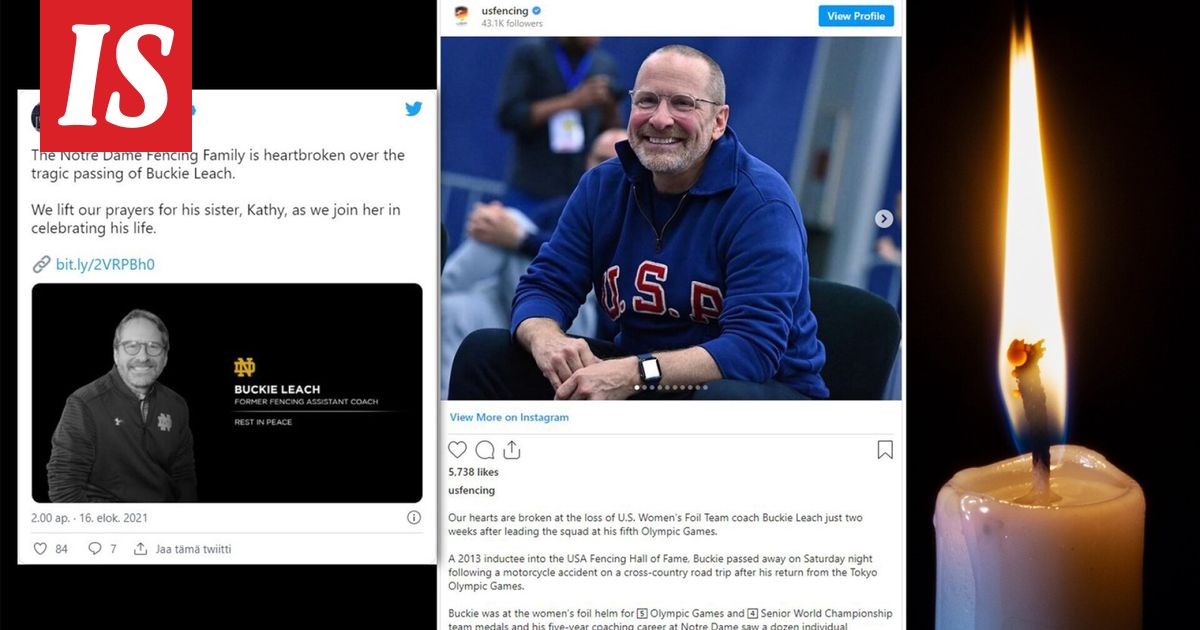 Valmentaja Anthony Leach menehtyi moottoripyöräonnettomuudessa - Ilta ...