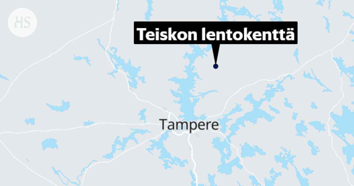 Pienkone syttyi palamaan Teiskon lentokentällä | HS.fi