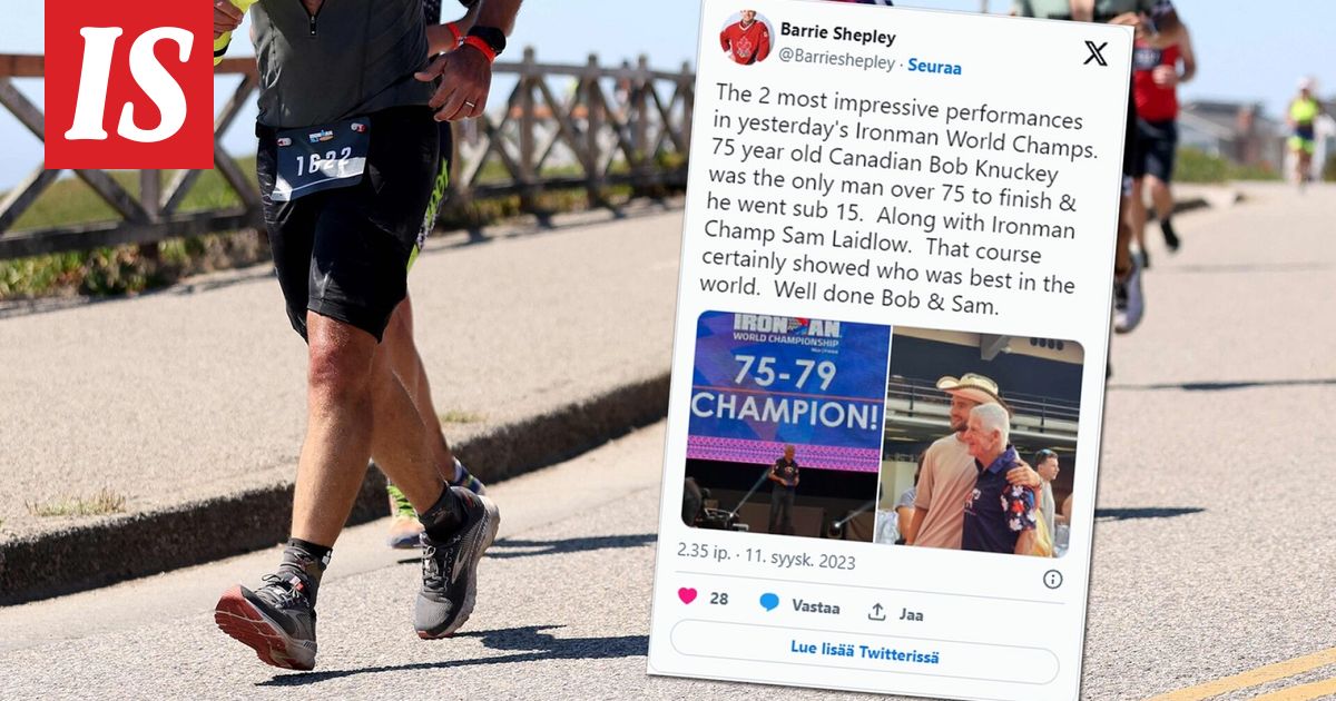 Bob Knuckey, 75, voitti uransa neljännen Ironman-kisan - Ilta-Sanomat