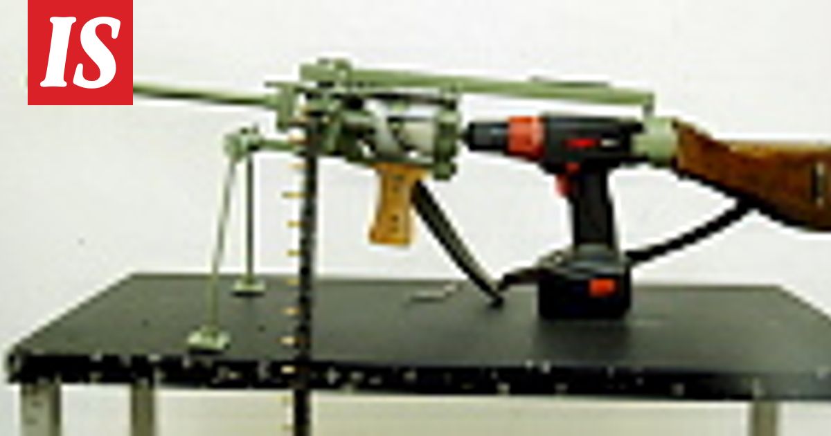 80-vuotias rakensi porakoneesta konekiväärin - Ilta-Sanomat