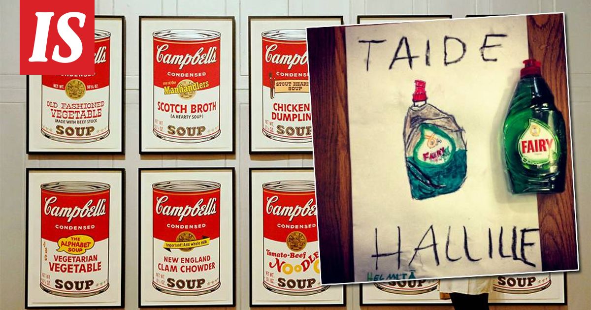 9-vuotias Helmi tekee taidetta kuin Andy Warhol - katso kuva - Ilta-Sanomat