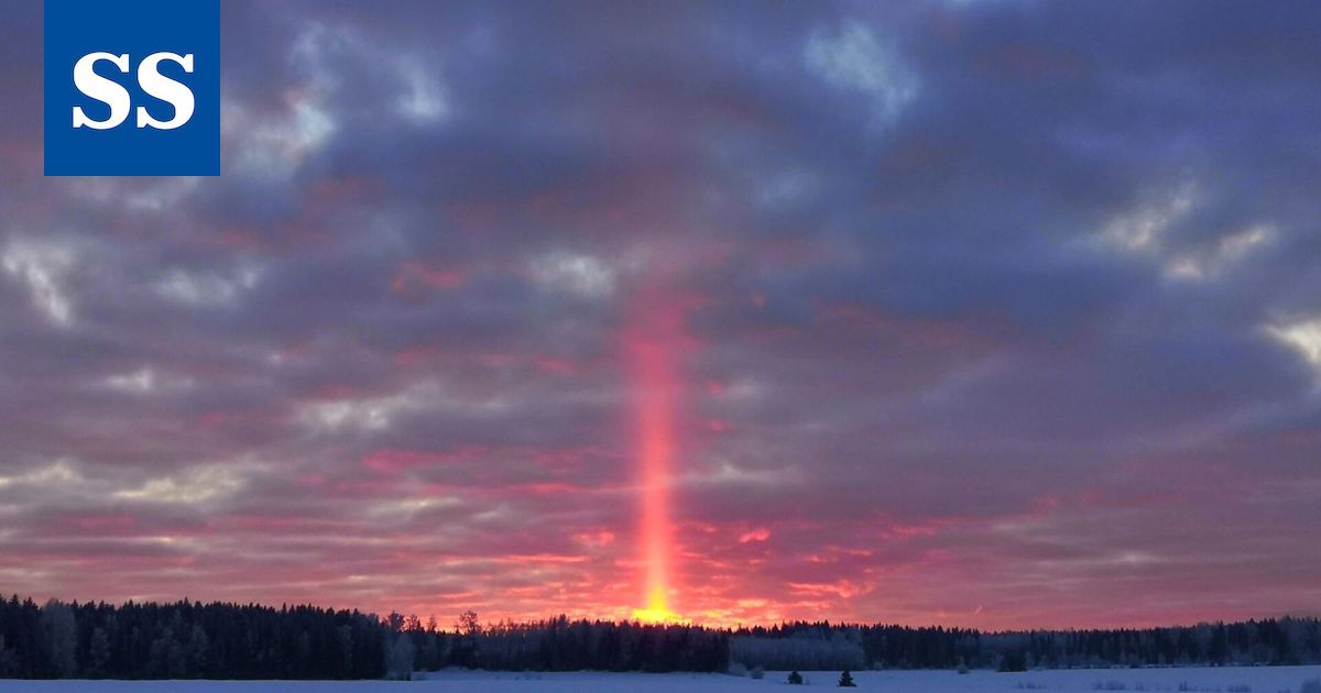 Toimittajan kuva: Valoilmiö Harjavallan taivaalla - Sydän-Satakunta