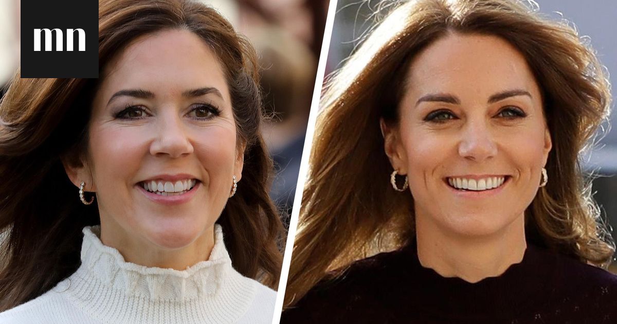 Herttuatar Catherine ja prinsessa Mary ihastuivat samaan neuletyyliin ...