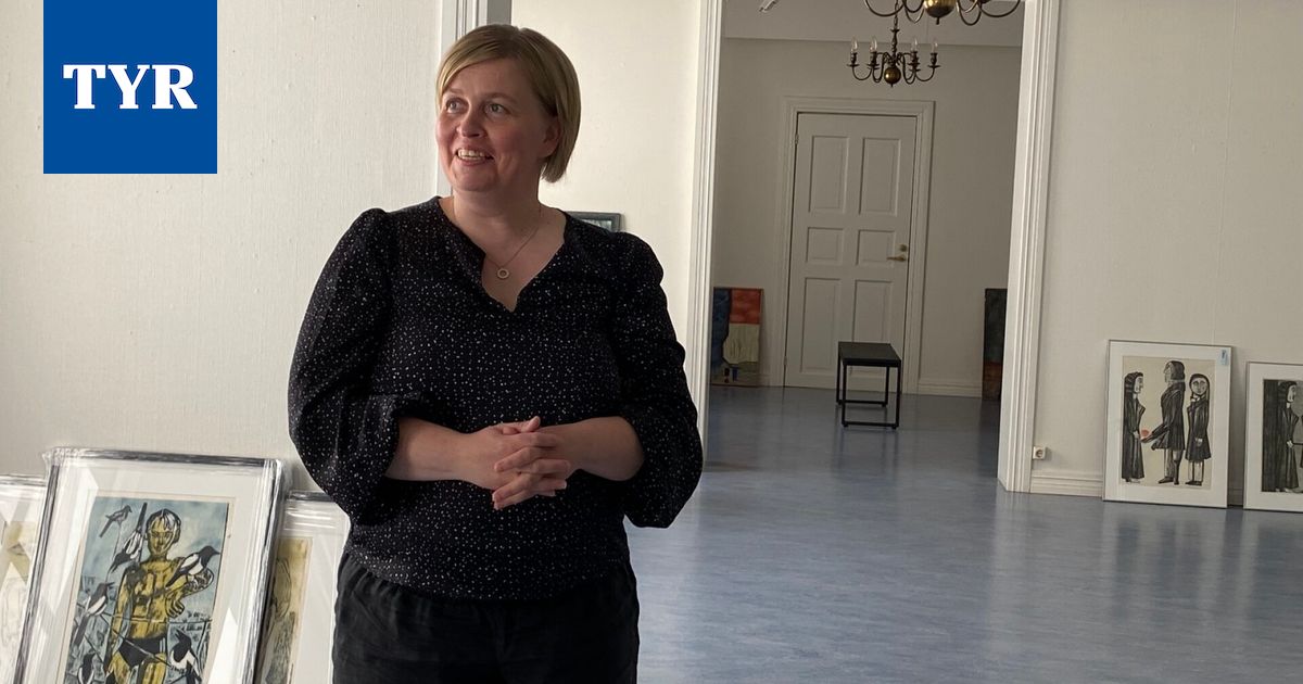 Taisto ”Tasi” Toivosen näyttely Kulttuuritalo Jaatsilla, tyttärentytär ...