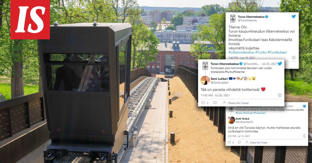Ruma ja oikutteleva Turun funikulaari sai viharyöpyn – sitten tapahtui ...