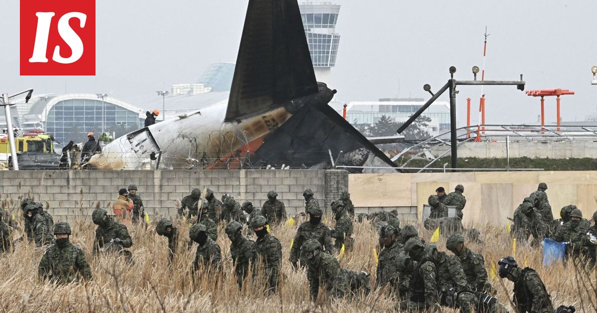 Etelä-Korean turmakoneen musta laatikko lähetetään Yhdysvaltoihin tutkittavaksi - Ilta-Sanomat