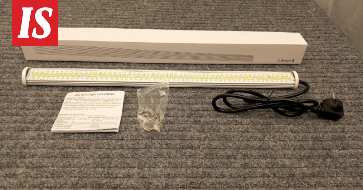 Tukes varoittaa neljästä sähkölaitteesta: Led-kasvivalaisin 80W/220 ...