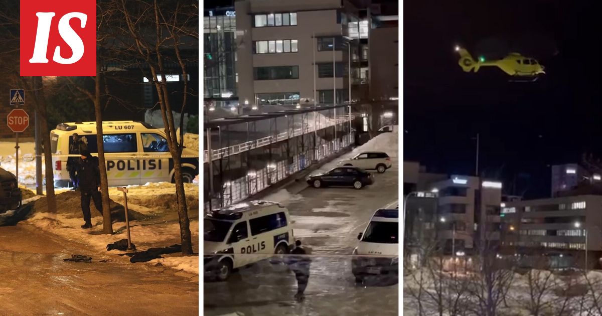 Silminnäkijän video näyttää, miten Espoon jättimäinen poliisioperaatio eteni - Ilta-Sanomat