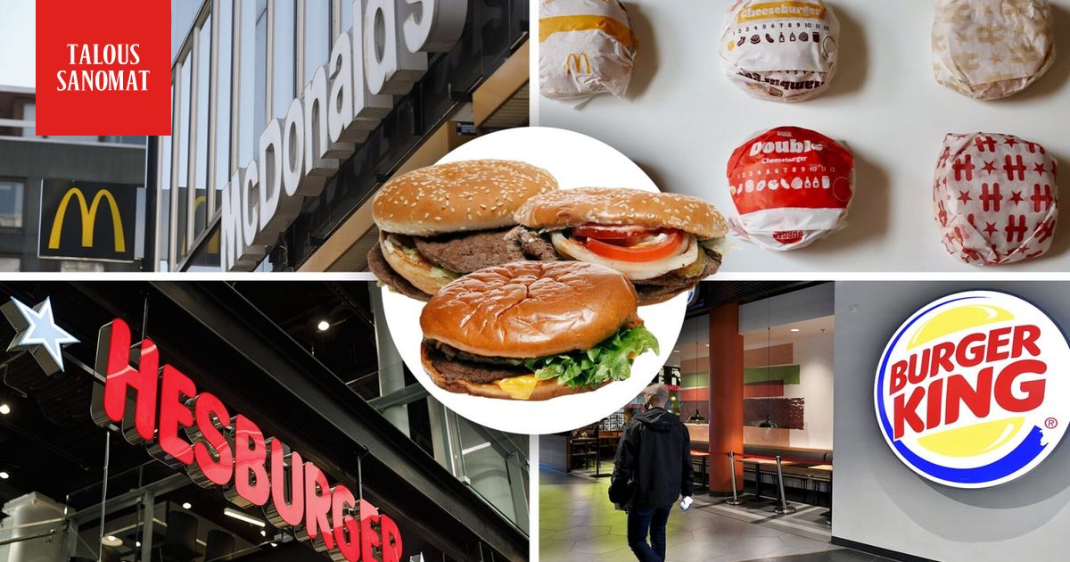 Näin paljon Big Mac, Mega- ja Whopper -ateriat ovat kallistuneet ...